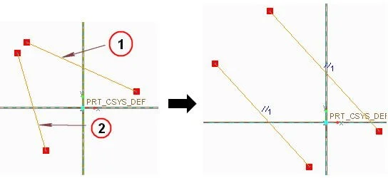 How to use Constraints in Creo Parametric Sketch – Mechanical 360
